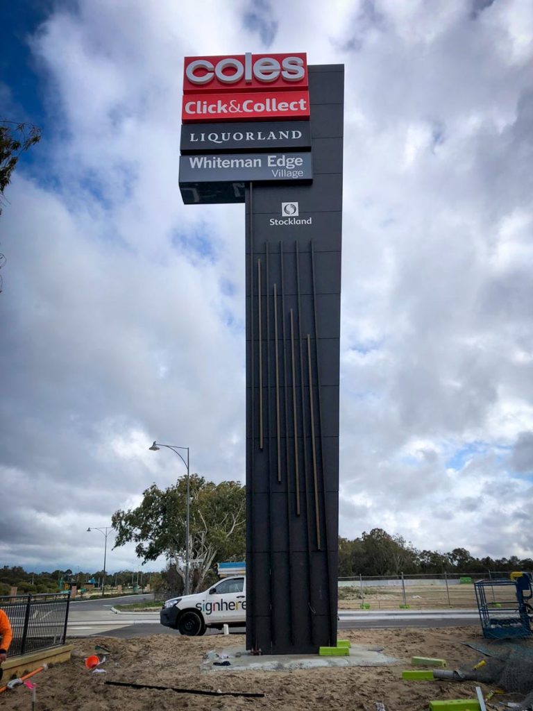 Coles and Liquorland | Retail Signage | Sign Here Signs, WA