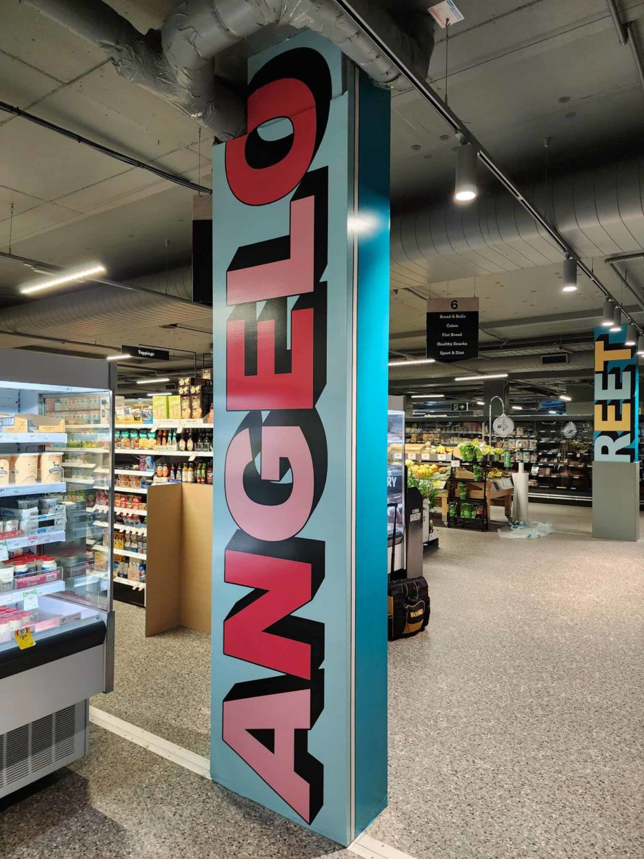 Sign Here Signs signage for first Coles Local supermarket in WA