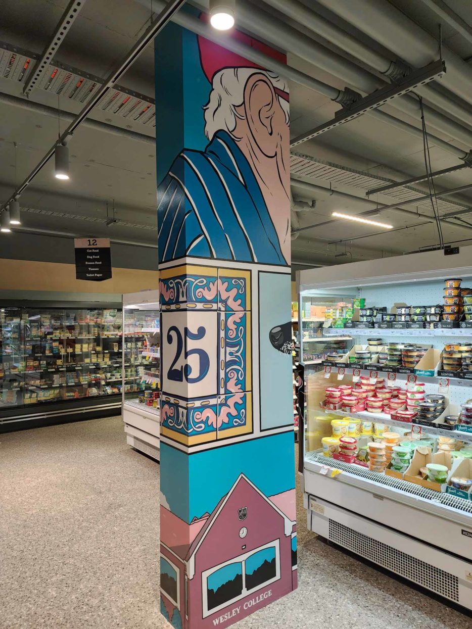 Sign Here Signs signage for first Coles Local supermarket in WA