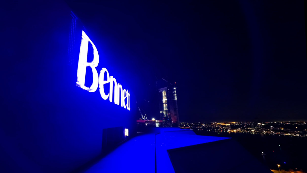 Illuminated commercial signage Perth skyscraper | Commercial Signage